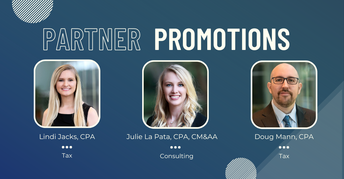 JTaylor Names Three New Partners