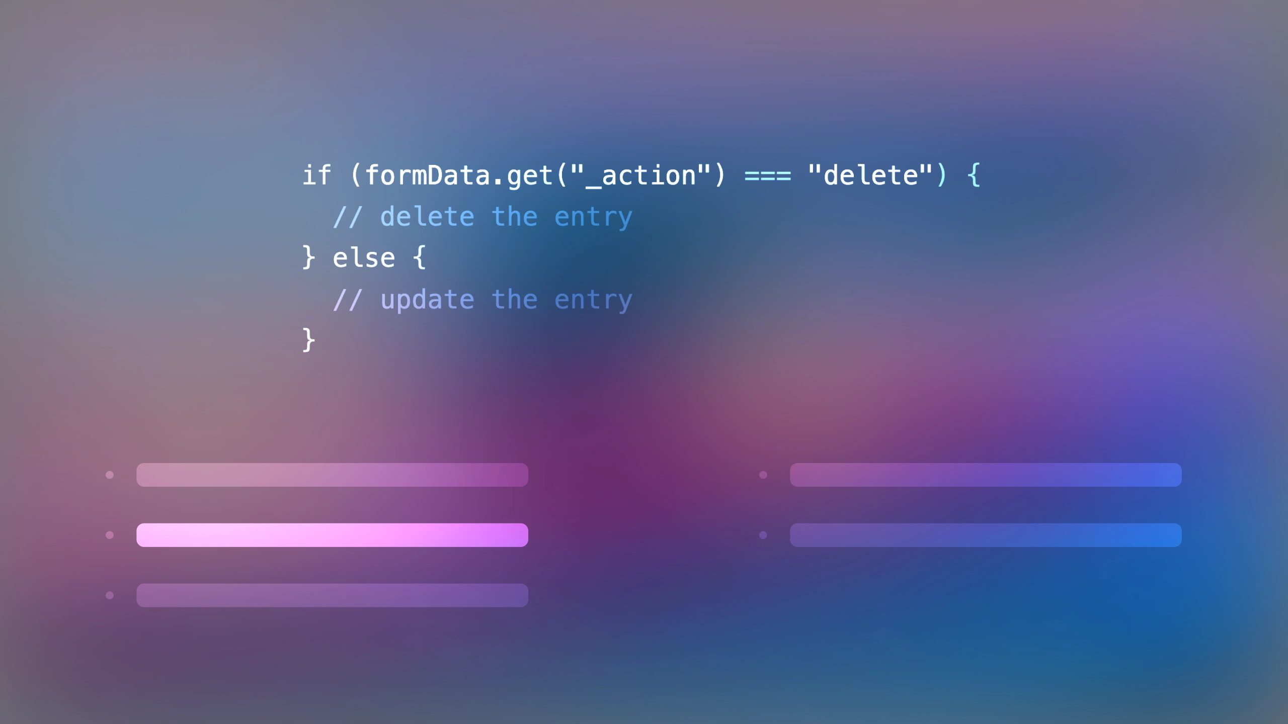 Deleting entries - Ship an app with Remix
