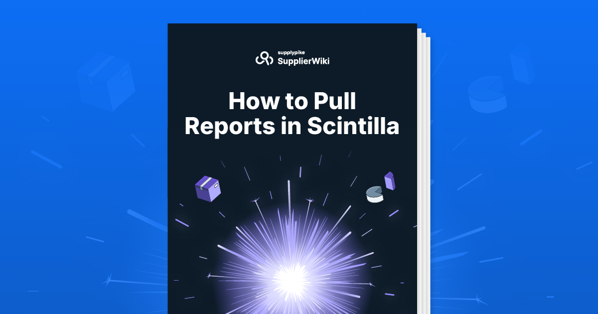 Introduction to Report Builder in Scintilla - SupplierWiki