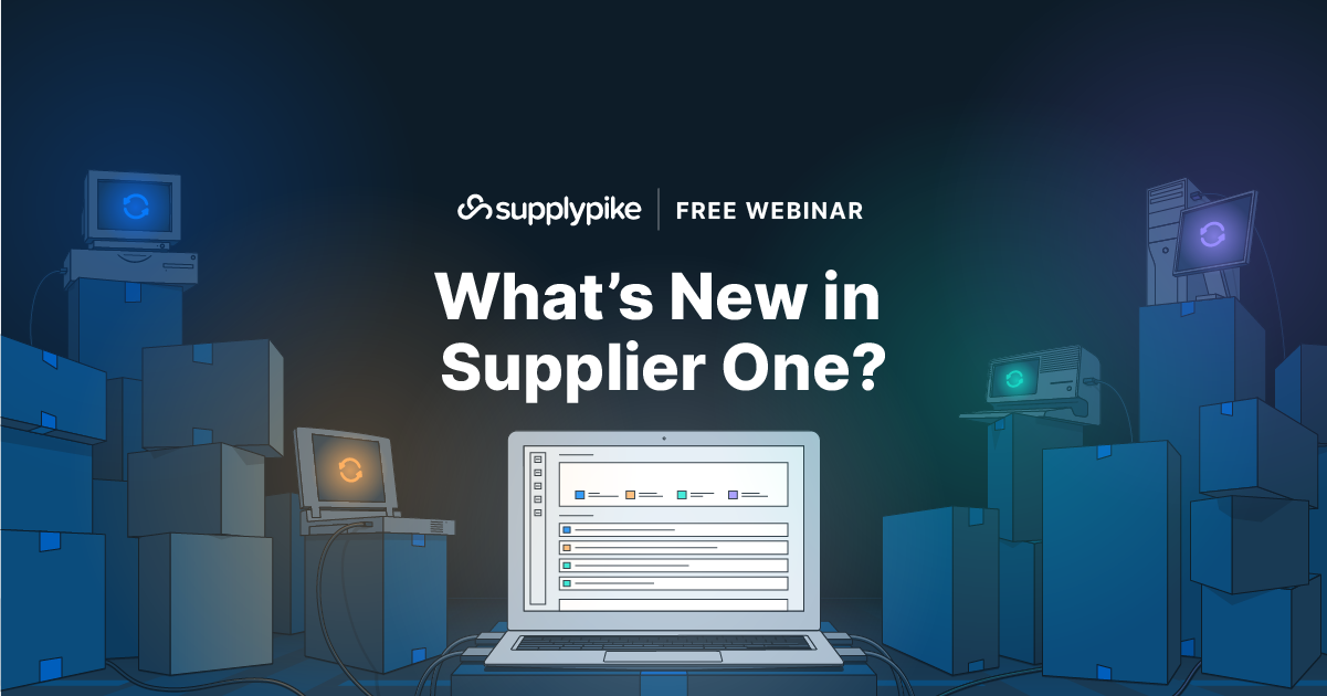 What's New in Supplier One - SupplierWiki
