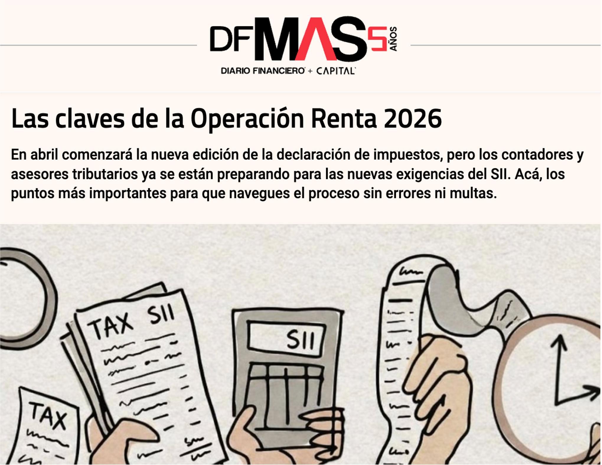 Las claves de la Operación Renta 2026 | CFC Capital